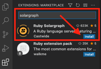 Como instalar Solargraph no VS Code
