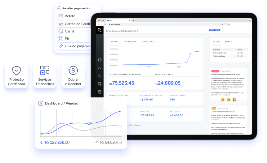 Automatização dos meios de pagamento e gestão de caixa | iugu